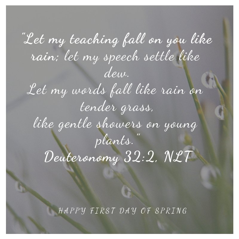 Let It Rain Scripture