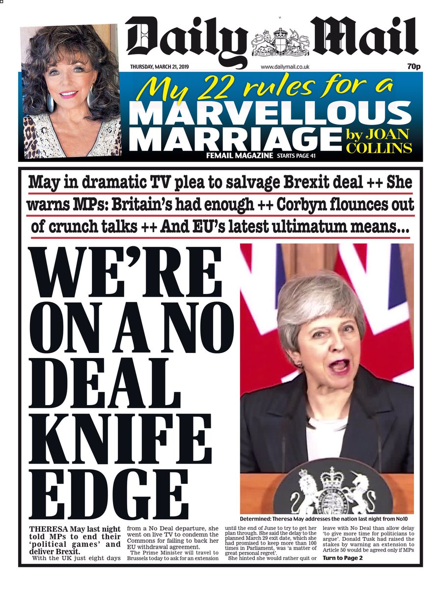 Brexit: Theresa May says high time MPs vote for her deal – as it ...