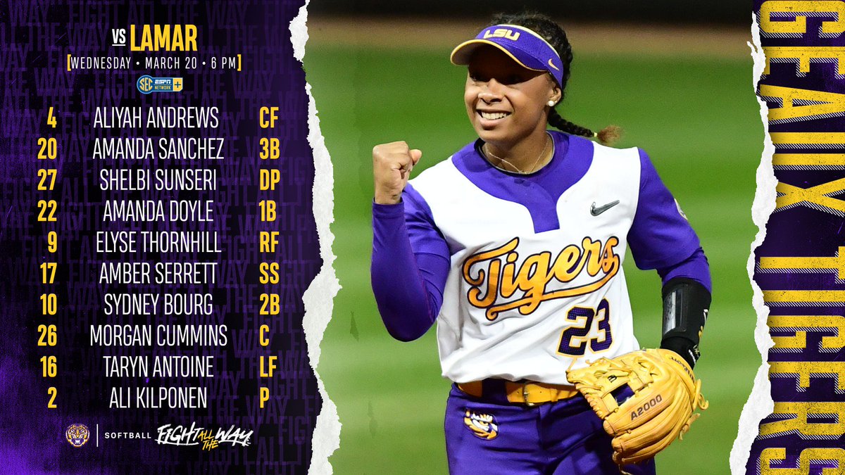 Softball: #8 LSU 4 vs Lamar 1 Final TIGERS WIN!! | Tiger Rant