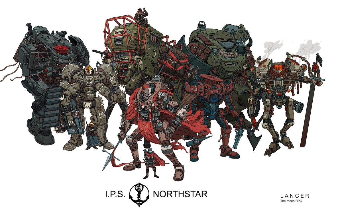 Blood-Soaked Stars: A Lancer System Mech Group Game CLOSED