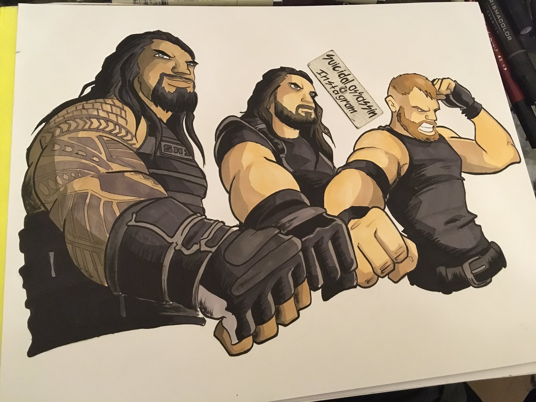 How To Draw Wwe The Shield
