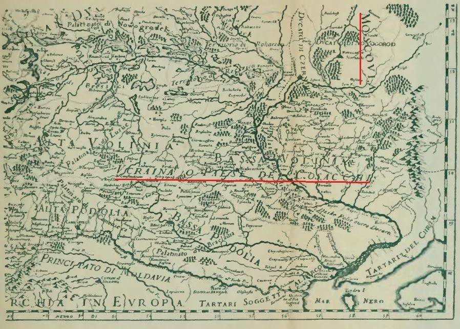 History speaks... Italian map from 1641 where Ukraine is labelled as ...