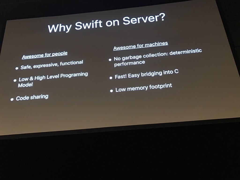 Swift Server Update #tryswiftconf - posfie