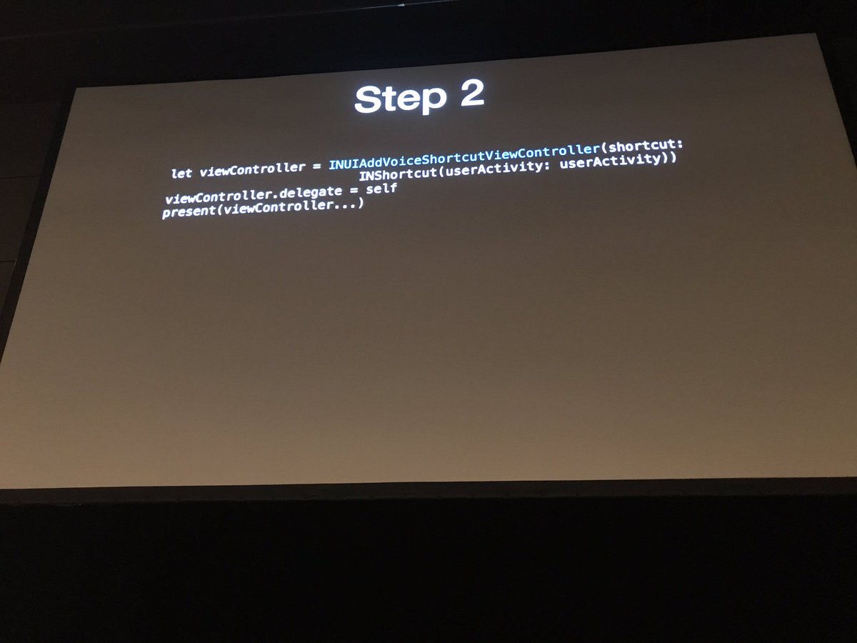 Siri ShortcutsとNSUserActivityによるエンゲージメント推進 #tryswiftconf - posfie