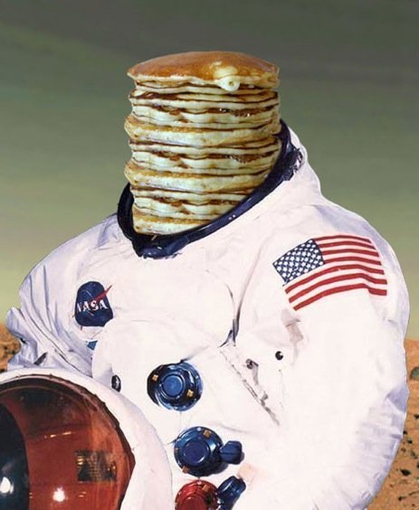 Astronaut Pancake Head
