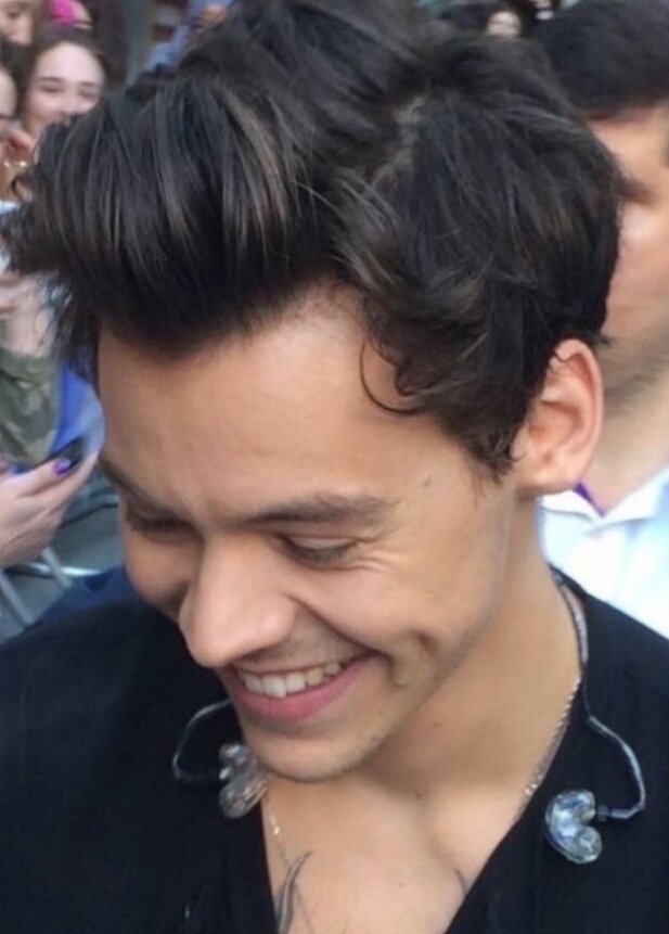 Harry Styles Side View Smiling