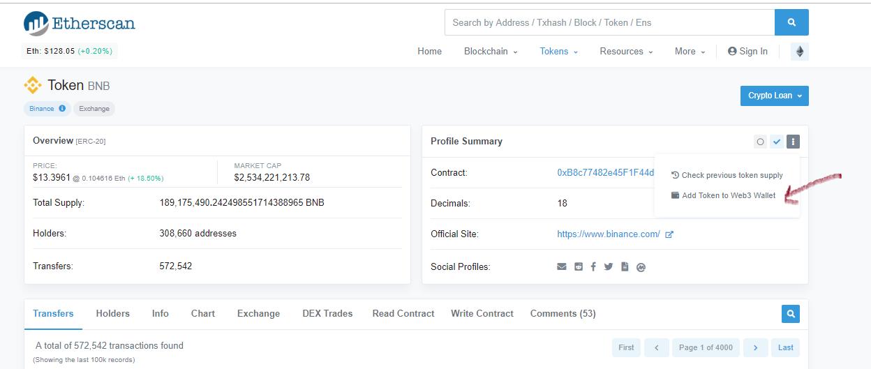 Metamask 🦊💙 On Twitter You Can Now Add Any Token On Etherscan