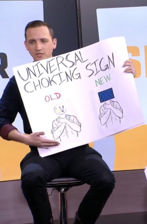 Universal Sign For Choking