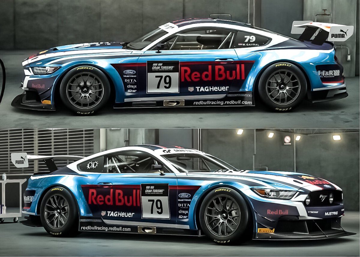Red Bull Mustang