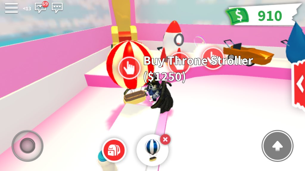 Electronics & Accessories Roblox Adopt Me Throne Stroller Video Games ...