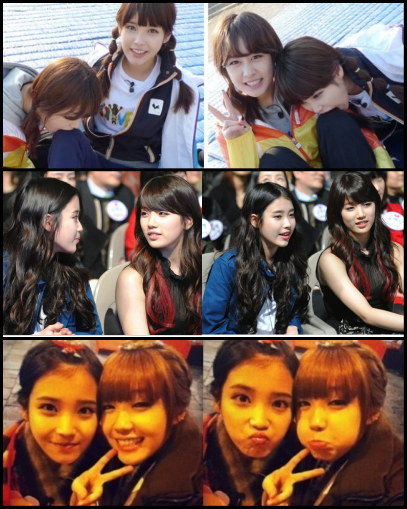 Iu And Jiyeon And Suzy