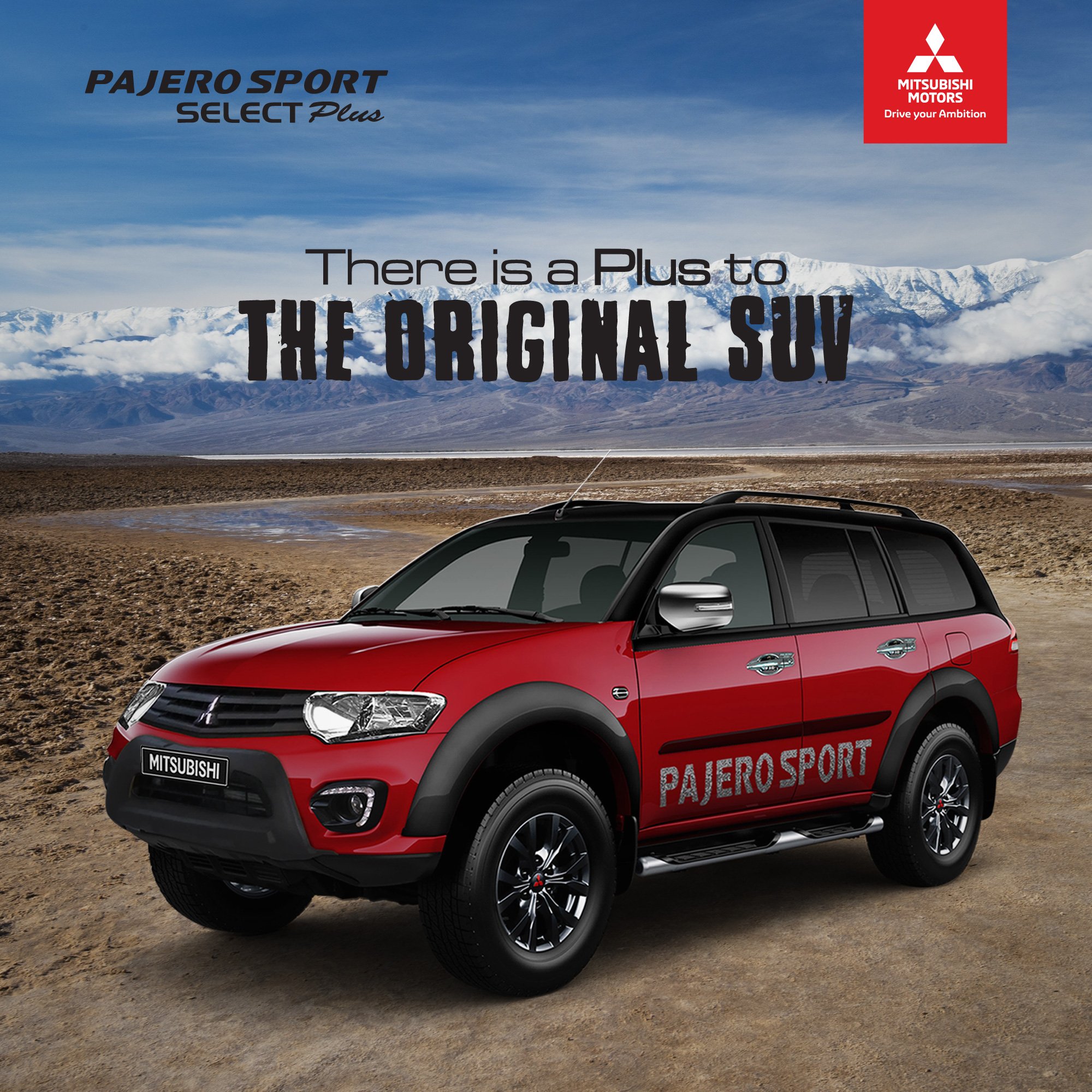 Red Pajero Sport