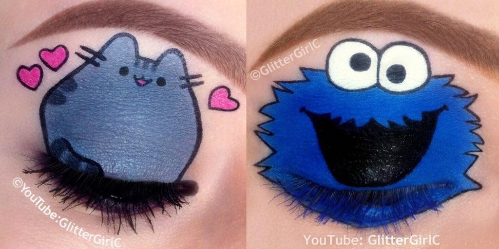 Cookie Monster Face Paint