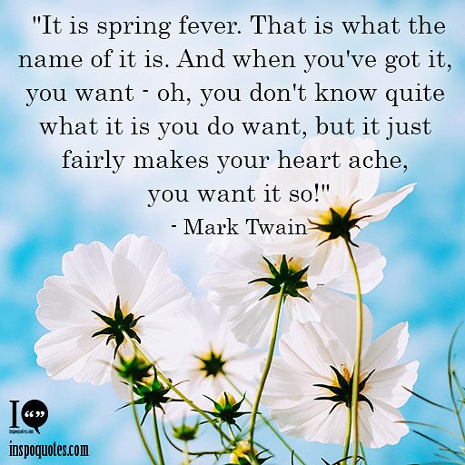 Spring Fever Quotes