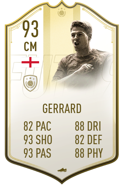 Gerrad Fifa Cards