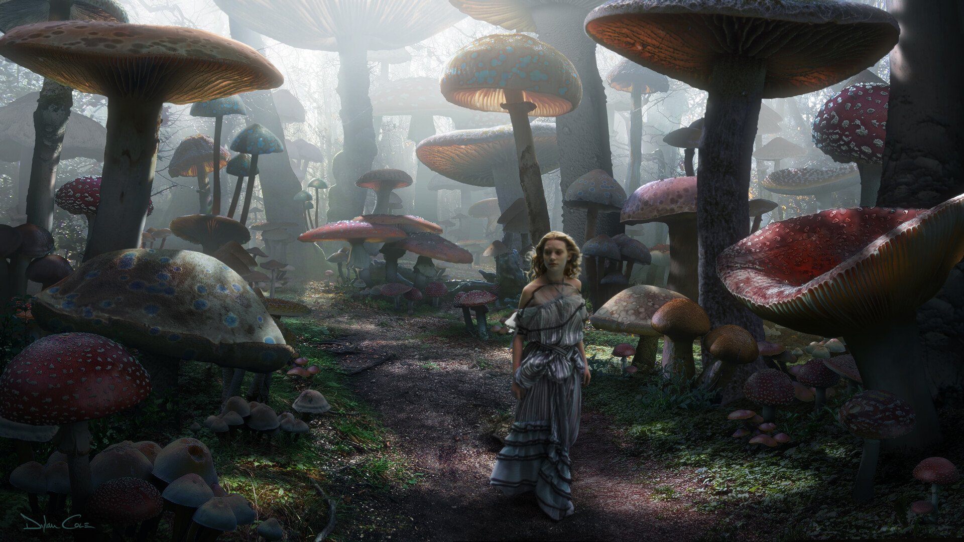 Tim Burton Alice In Wonderland Concept Art