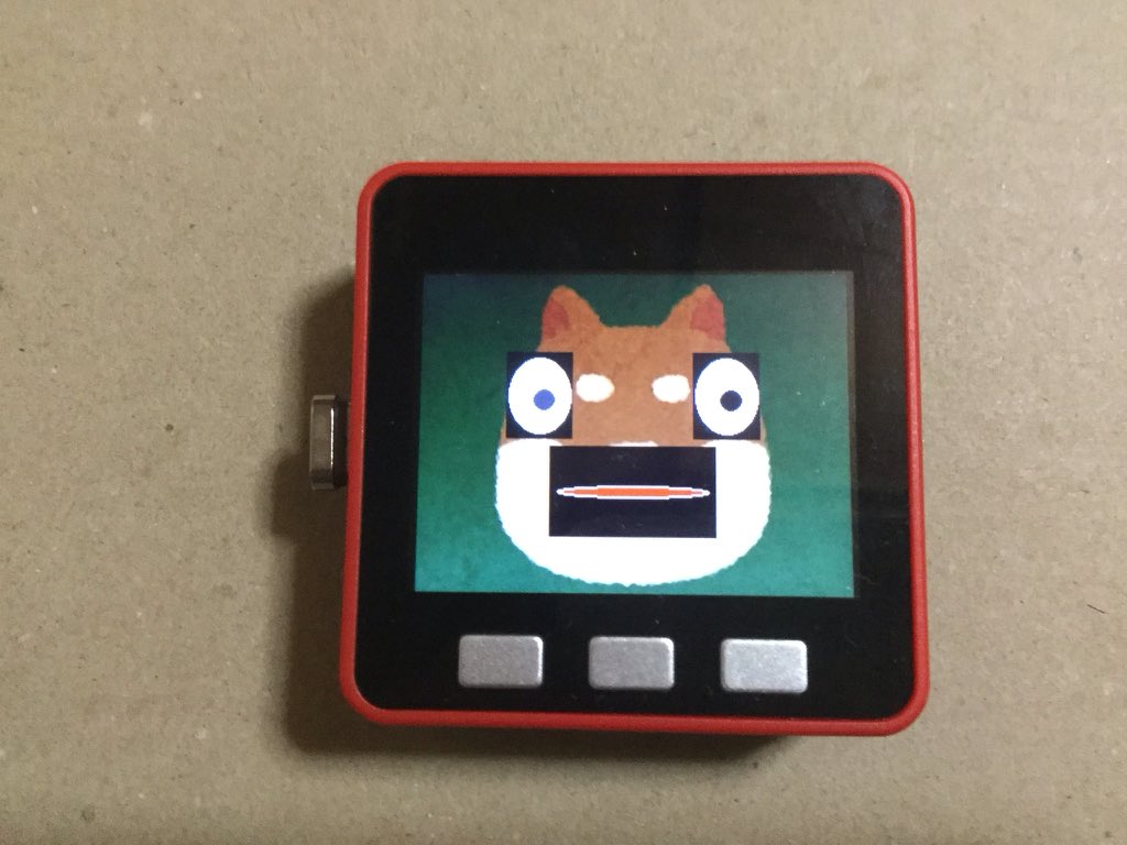 犬や猫のイラストをベースにした M5Stack-Avatar を作ってみた。 ＃M5Stack - posfie