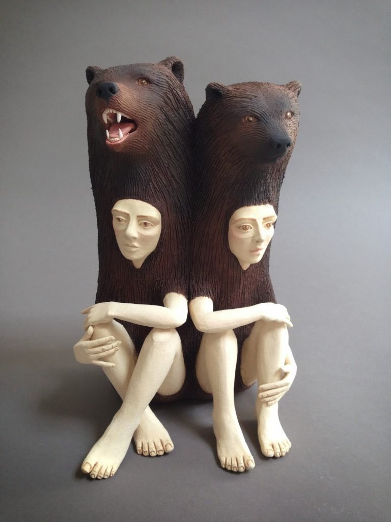 Human Animal Hybrid Sculpture