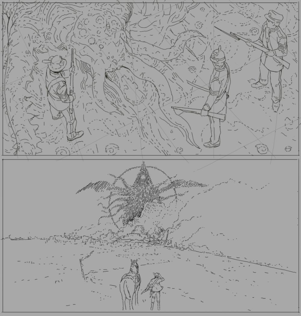 「Eldritch things. These were very fun to draw because they do」Nafの漫画