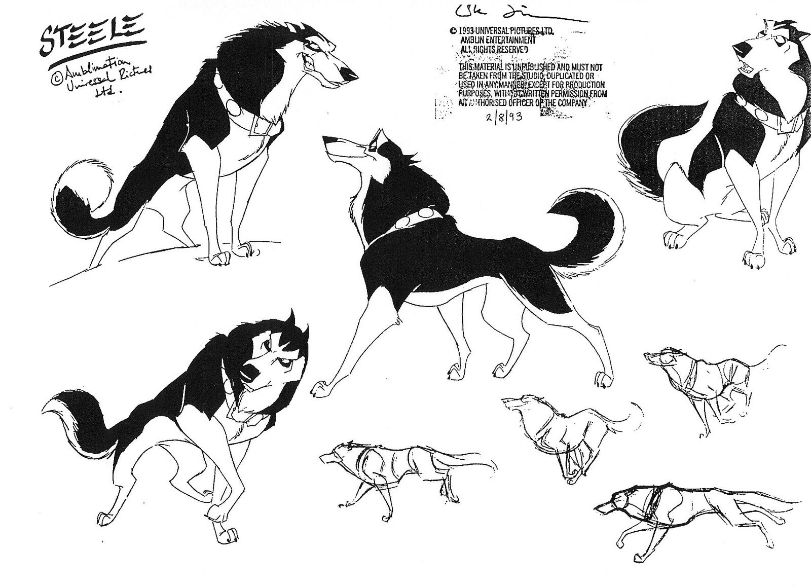 How To Draw Steele From Balto
