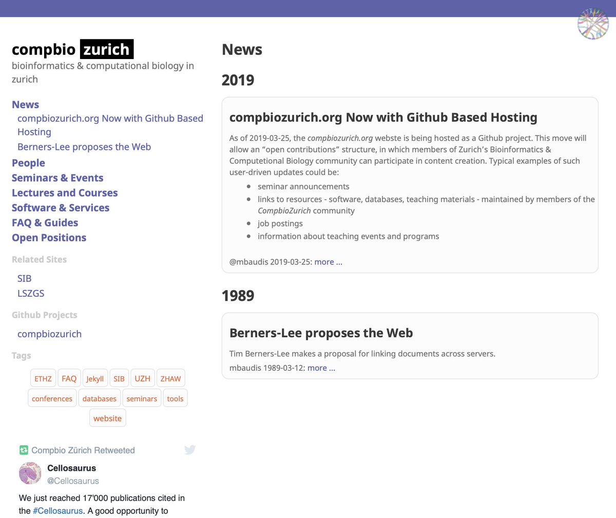 Compbio Zürich (@compbiozurich) | Twitter