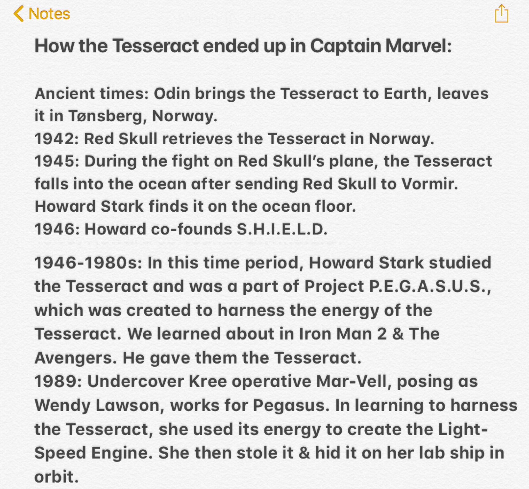 A Complete Timeline Of The Tesseract In The Marvel Timeline Of Major