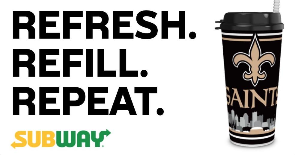 Subway Refill Cups