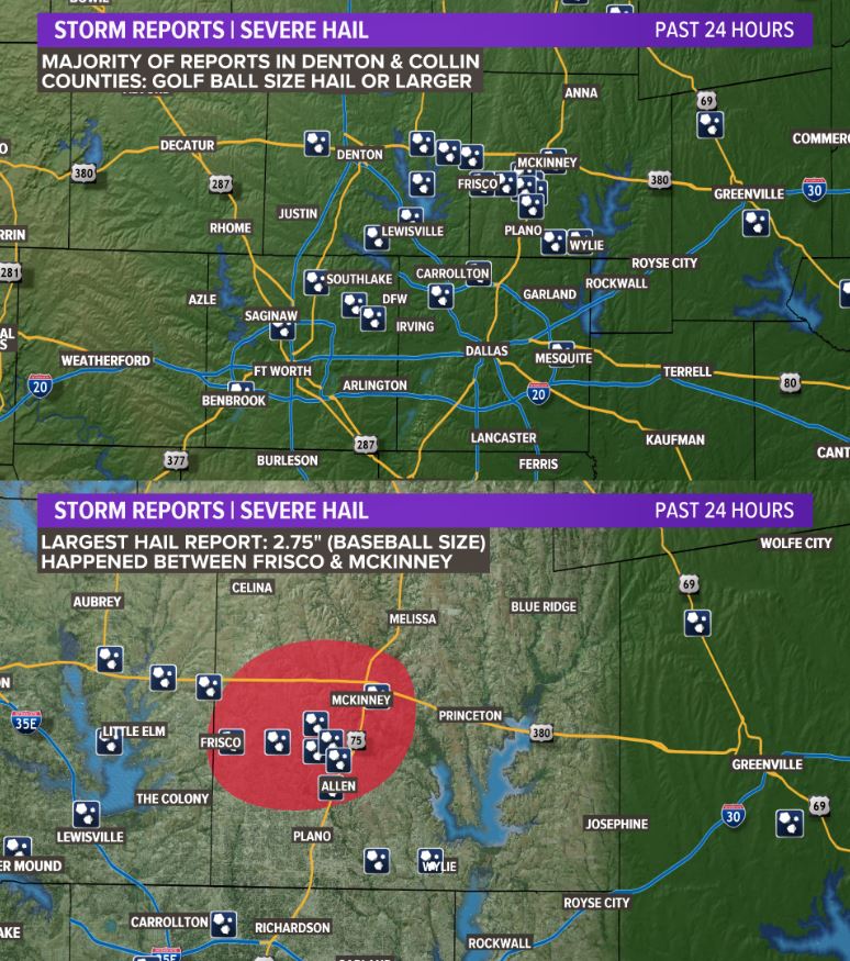 Yesterday storms major HAILERS Storm updrafts air rising thunderstorm ...