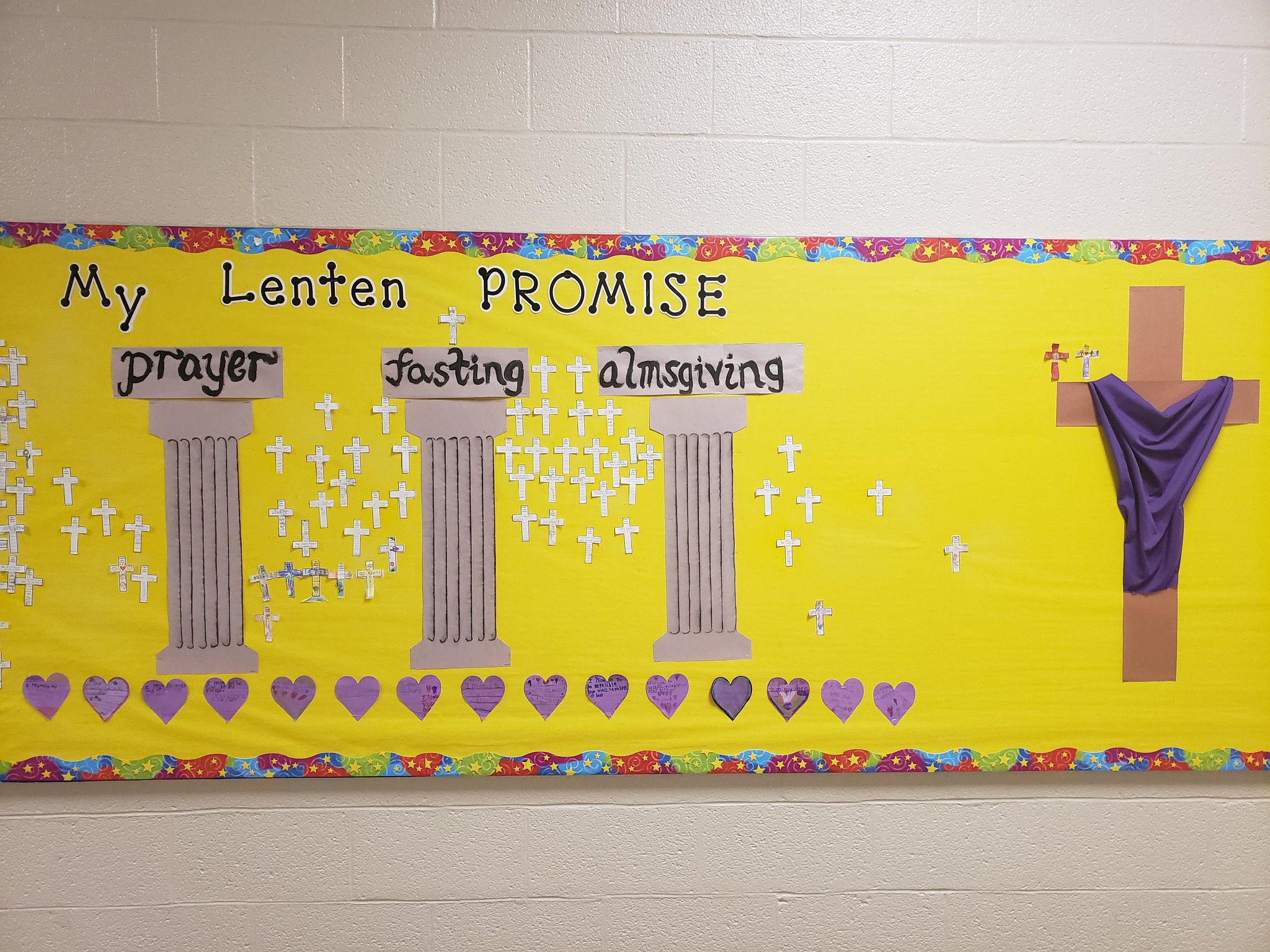 Lenten Promise Bulletin Board Ideas