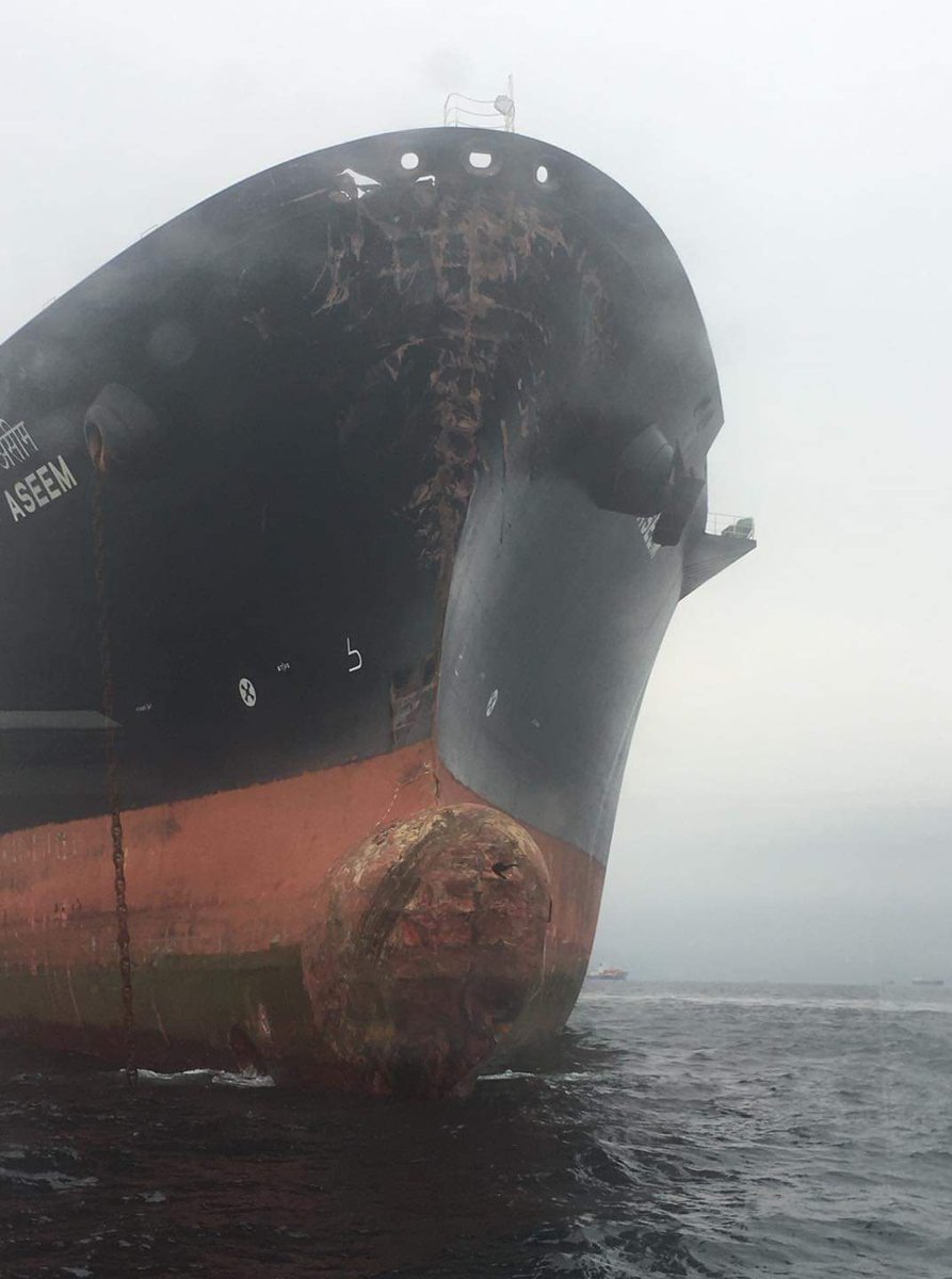 LNG carrier and VLCC collide at Fujairah - SAFETY4SEA