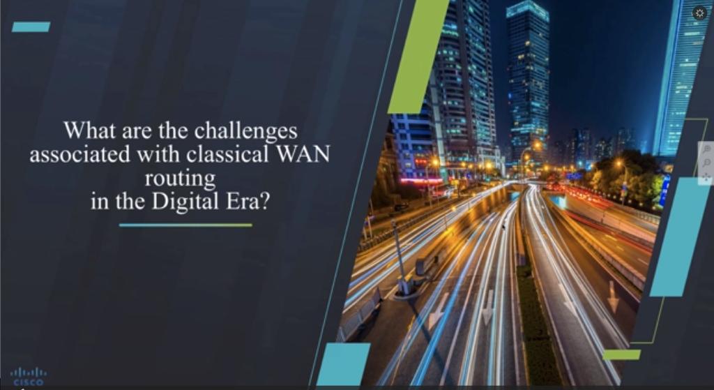 LearningatCisco on Twitter: "Learn the challenges with WAN routing in Lesson 2 of our webinar ...
