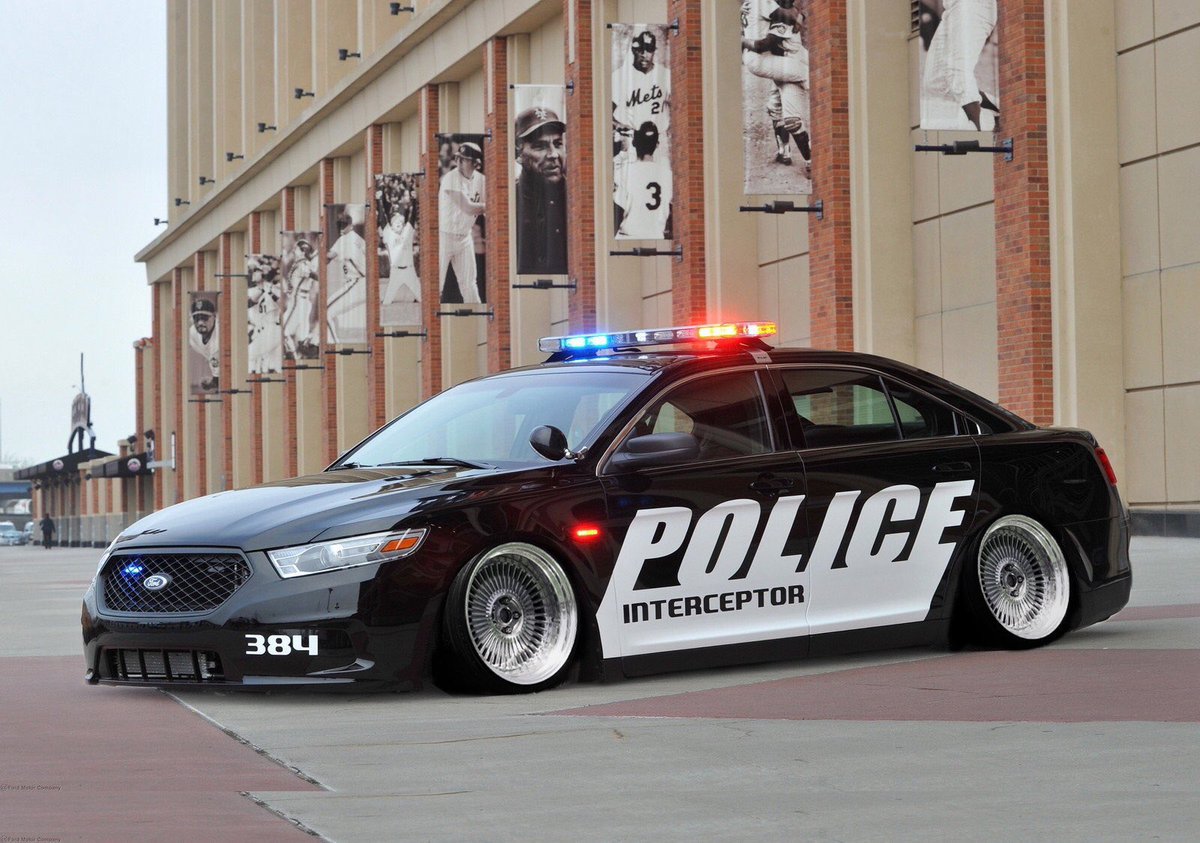 Slammed Cop Car