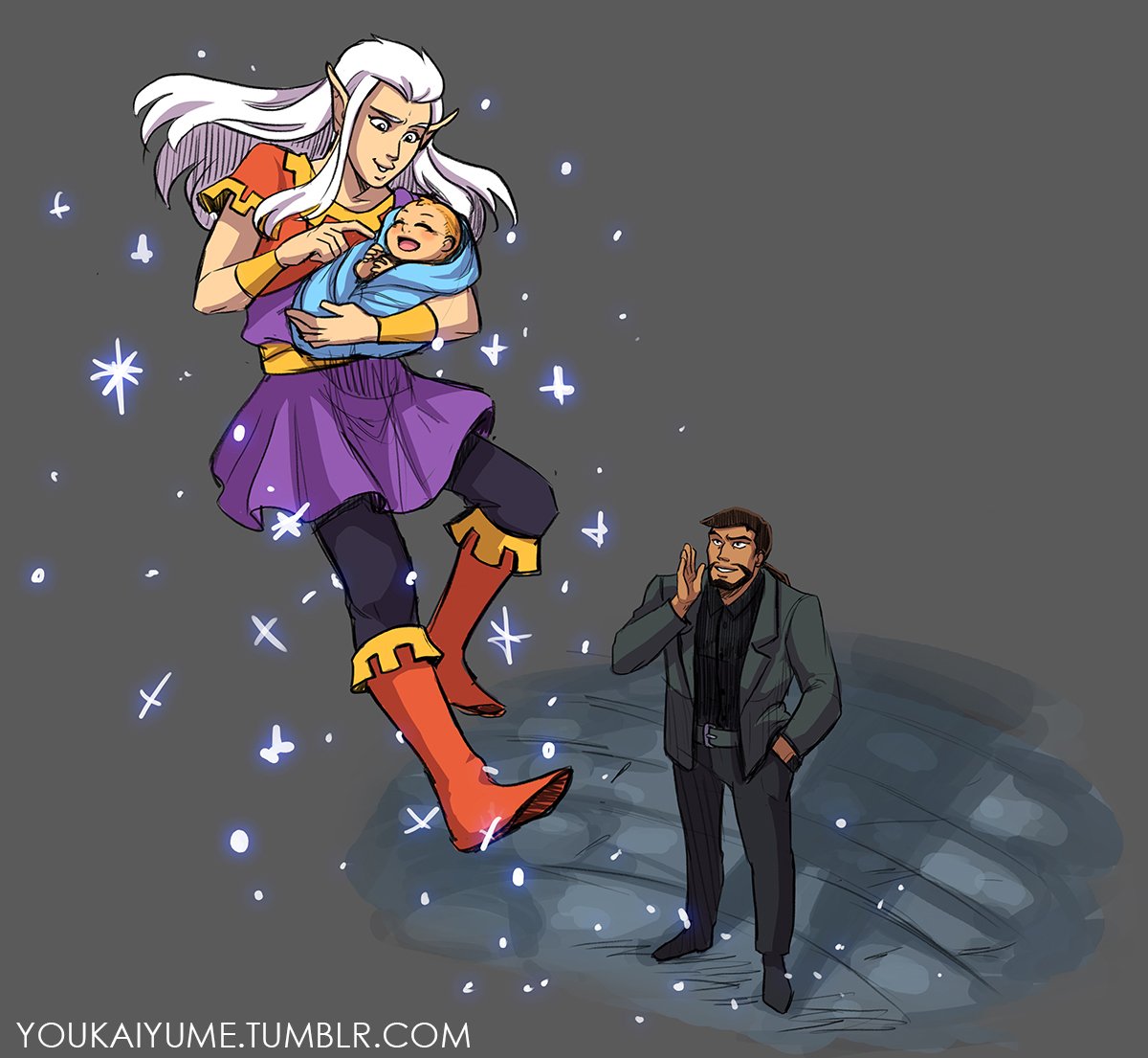 Gargoyles Puck Fan Art