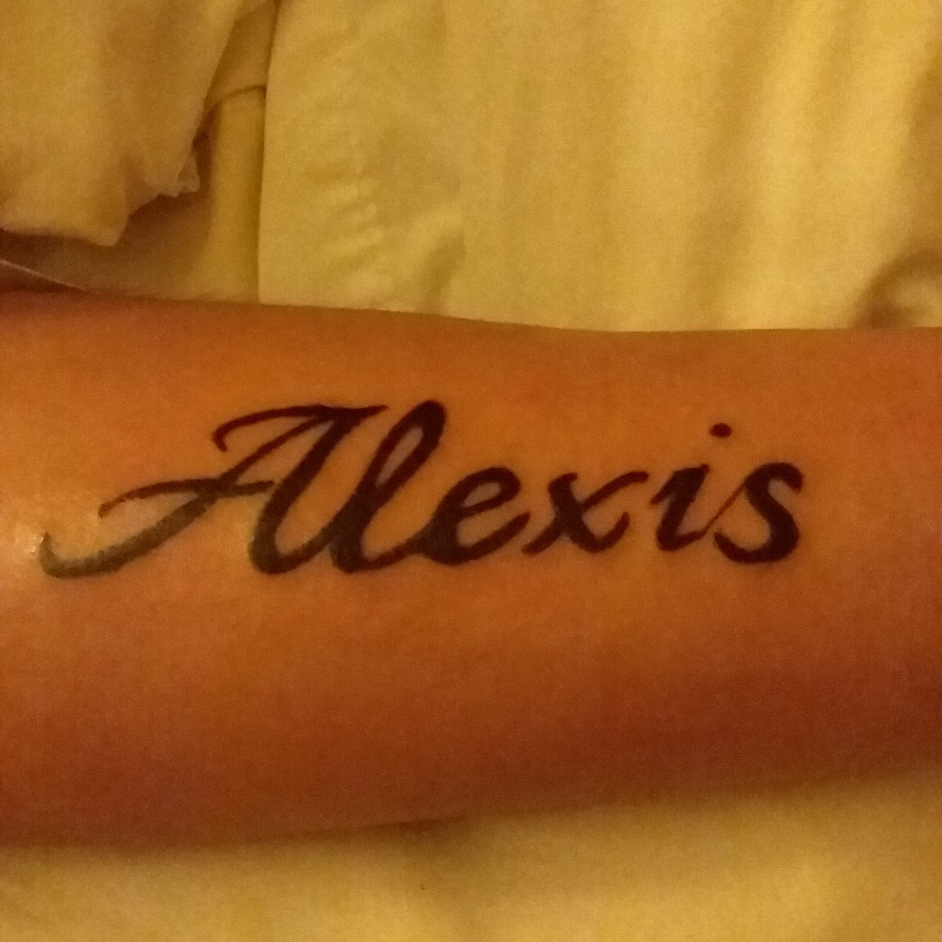 Alexis Name Tattoos