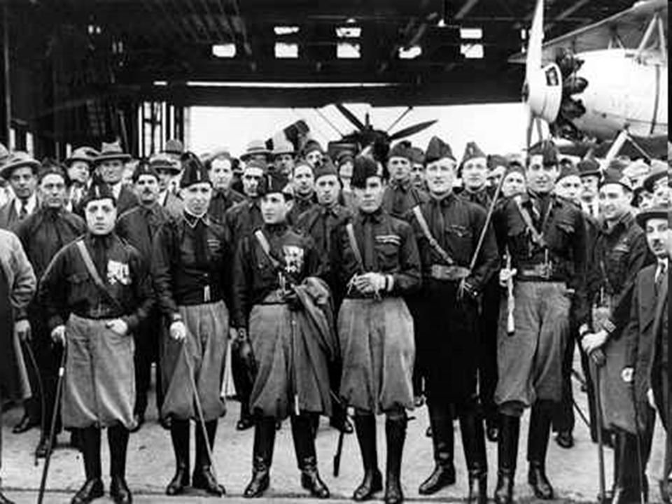 El 23 de marzo de 1919, en Milán, Benito Mussolini creó el movimiento ...