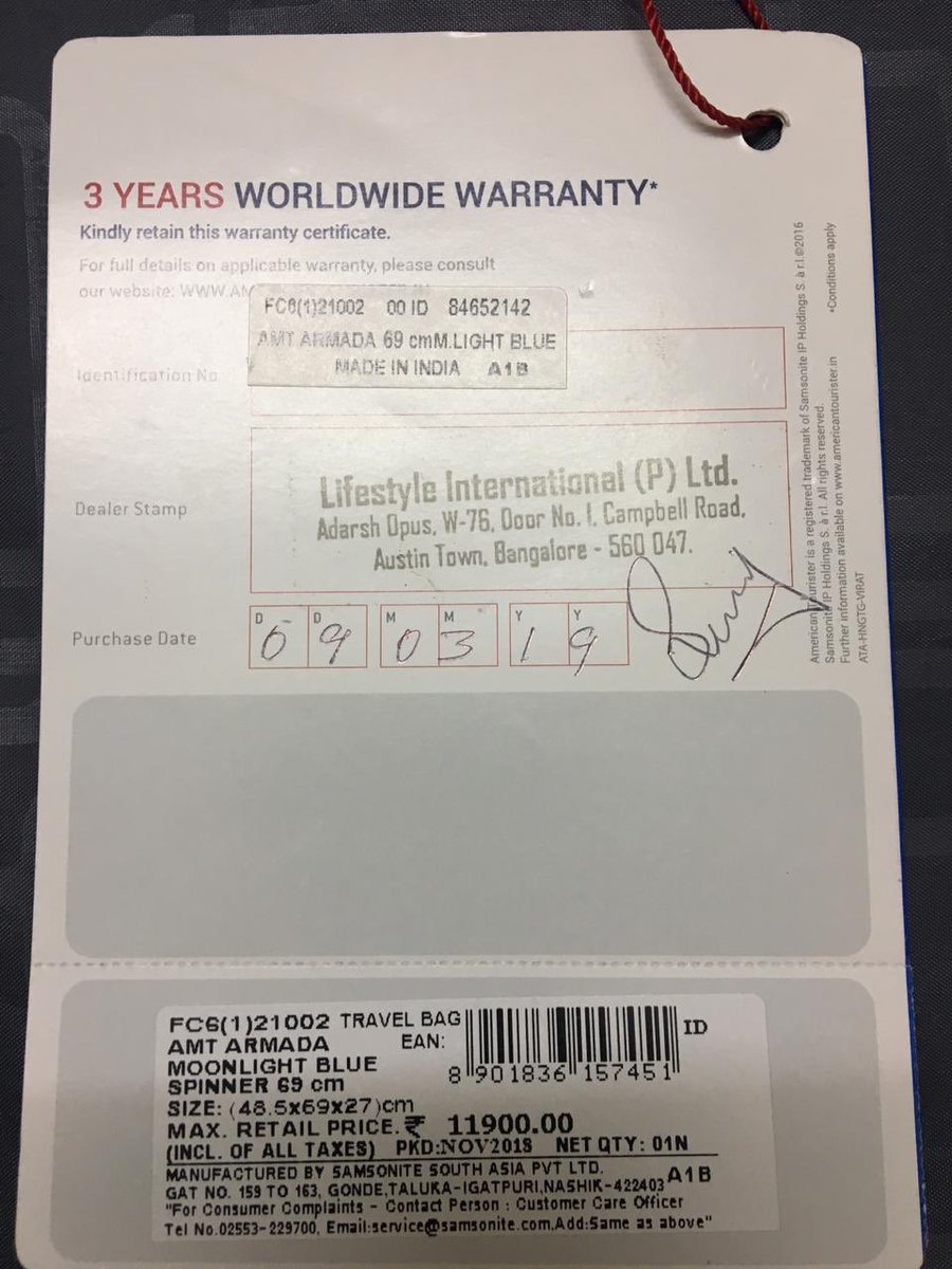 Samsonite Warranty India Outlet | emergencydentistry.com