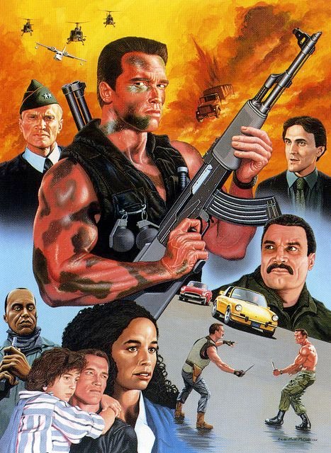 Commando 1985 Poster