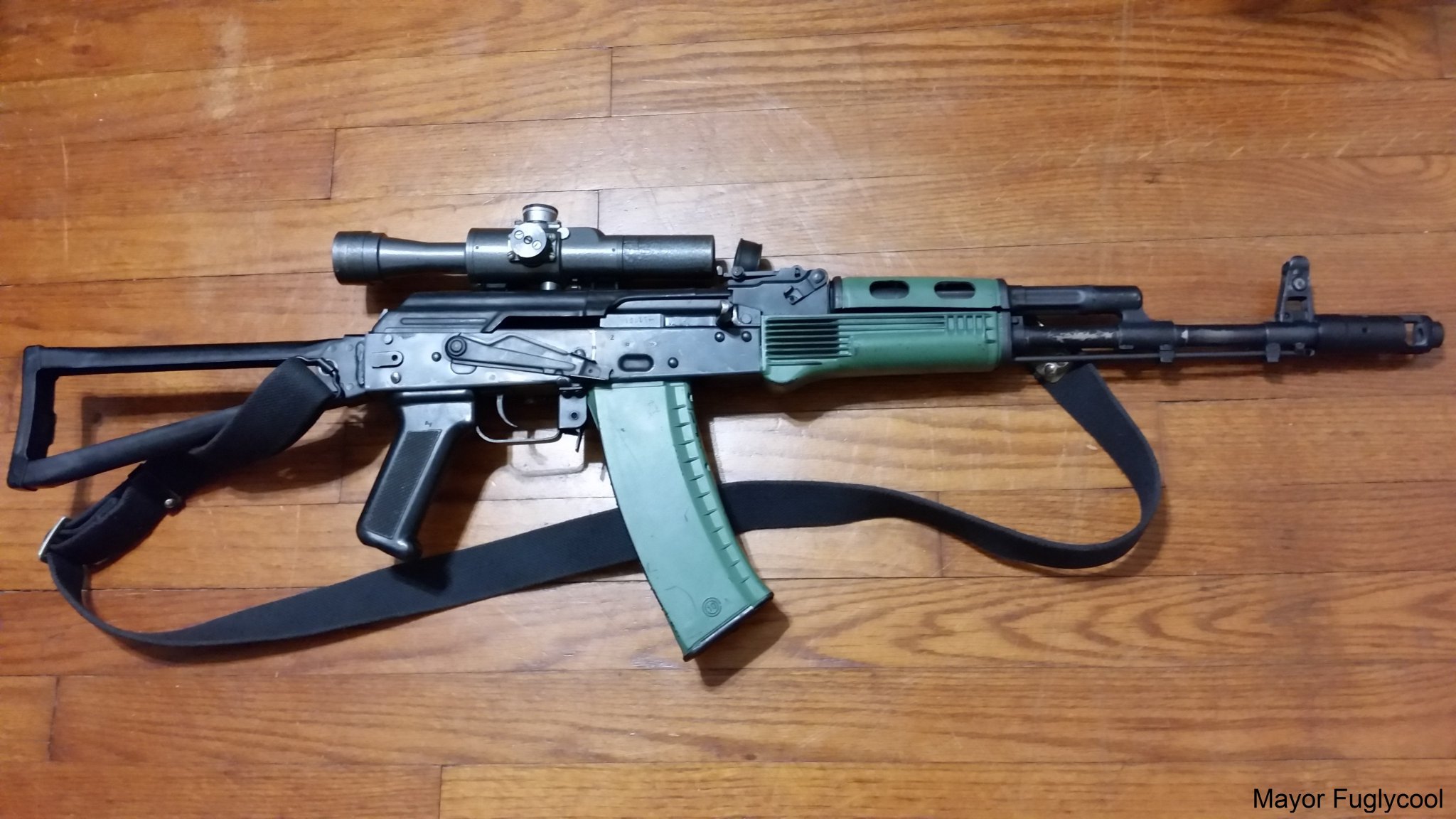 Mayor Fuglycool on Twitter: "My AKM-74/2 Tribute Build. Love this rifle, shoots very accurately ...