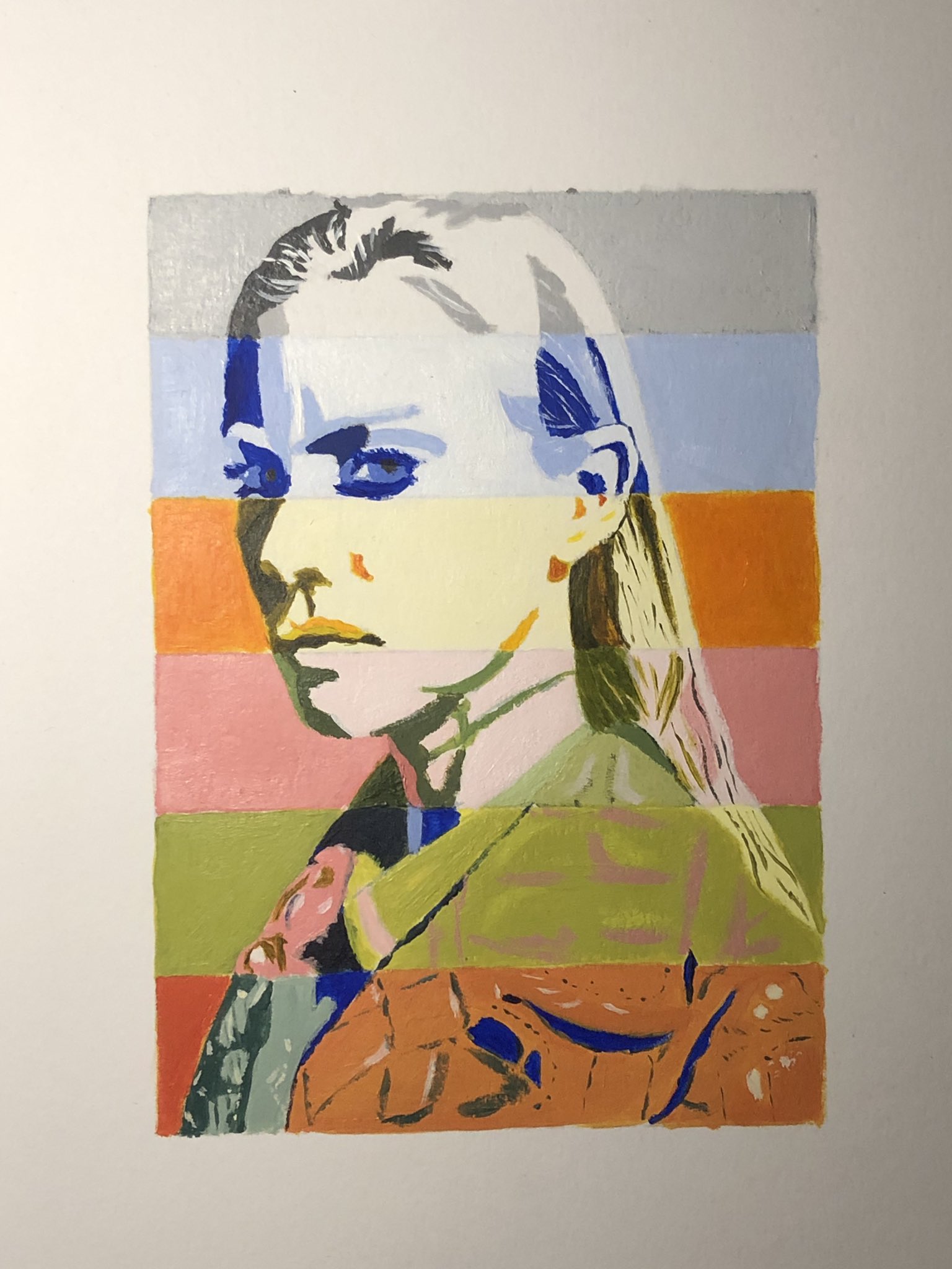 Triadic Color Paintings