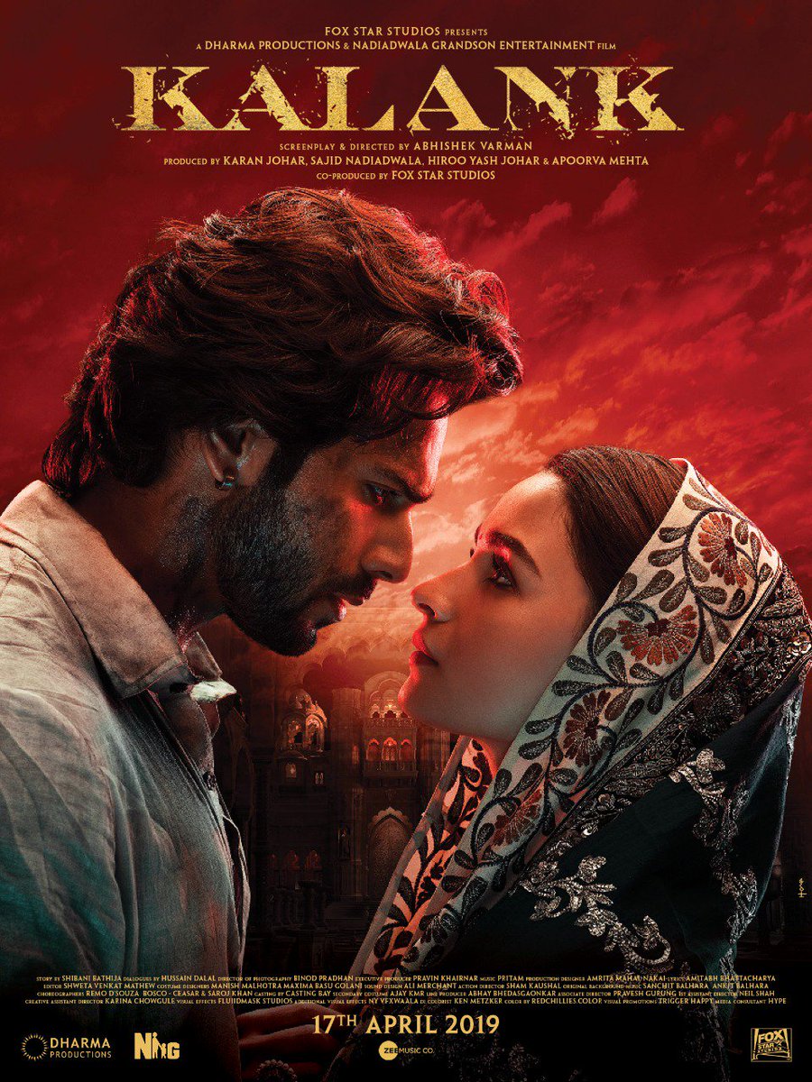 Kalank new poster: varun-alia : r/bollywood