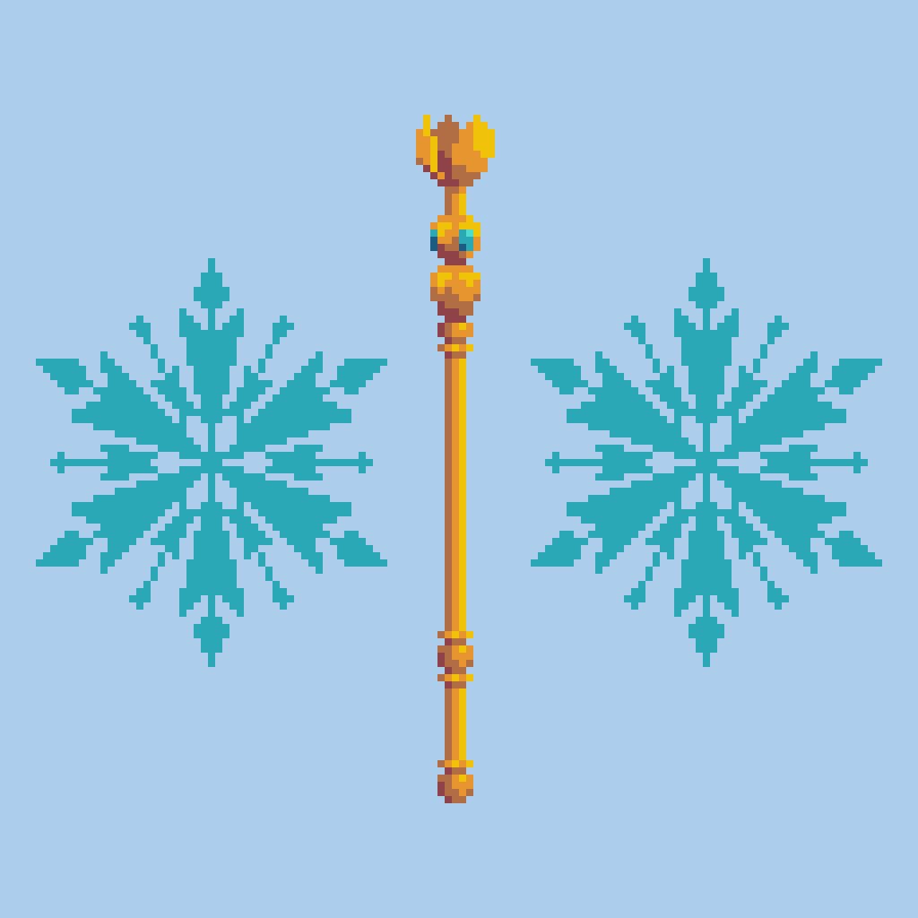 Minecraft Pixel Art Frozen
