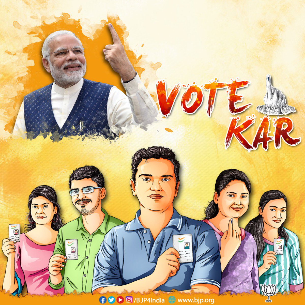 Vote For Bjp Image