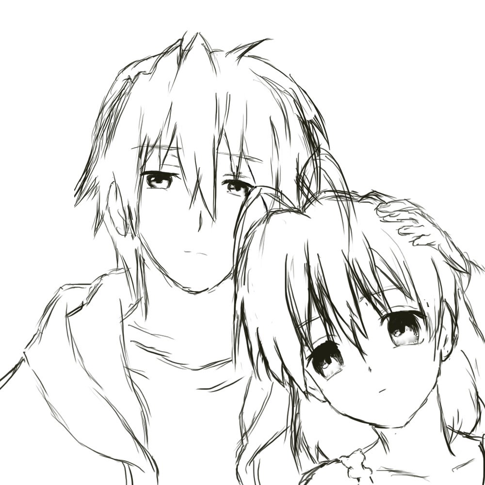 Clannad Nagisa Drawing