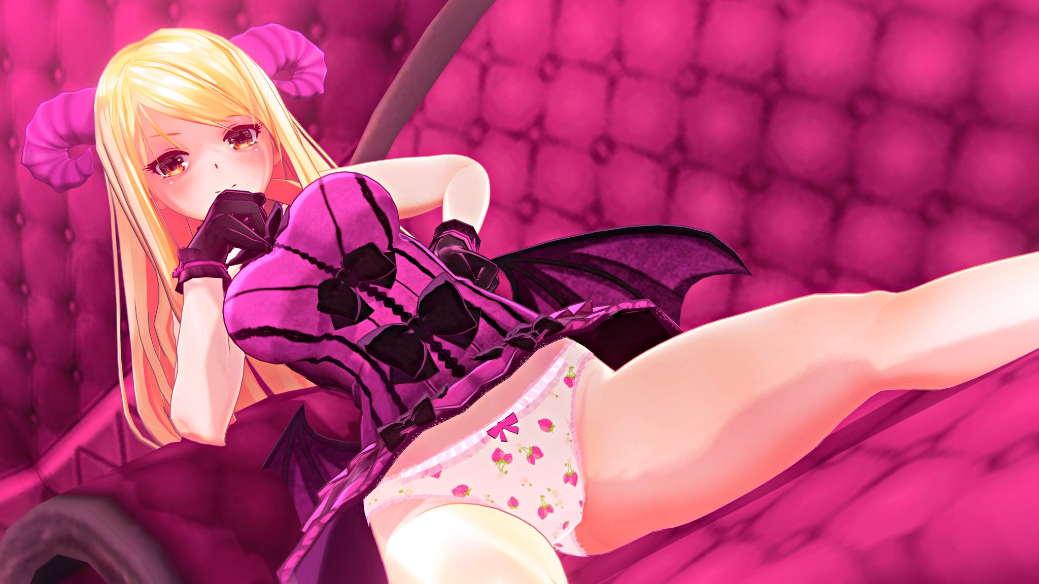 しるみら on Twitter: "お題は「 苺パンツ ローアングル 」 ででーん！ #カスタムオーダーメイド3D2 #COM3D2 #cm3d版深夜の真剣エディット60分一本勝負 https ...