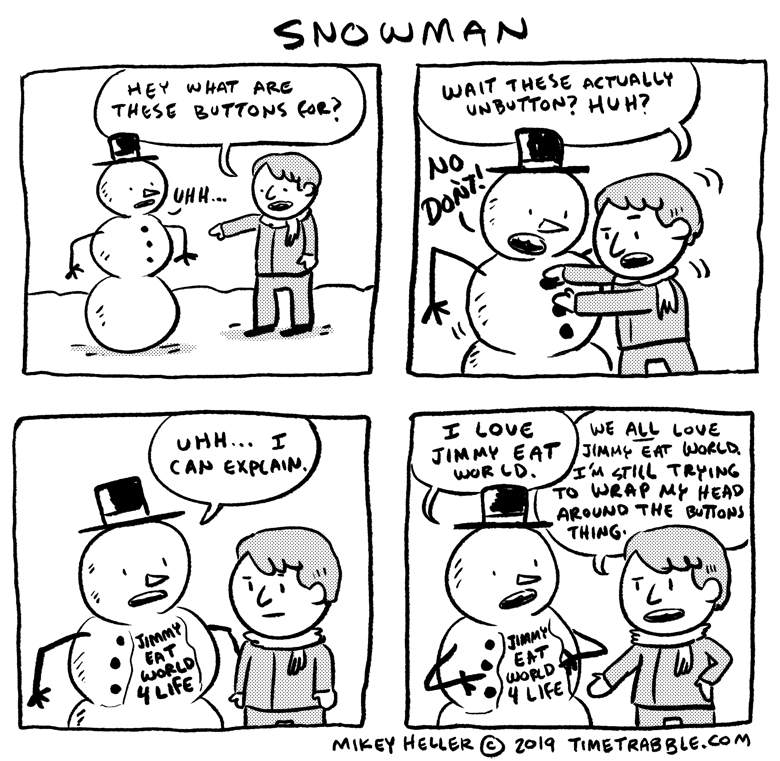 「i drew a comic about changes 」Mikey Hellerの漫画