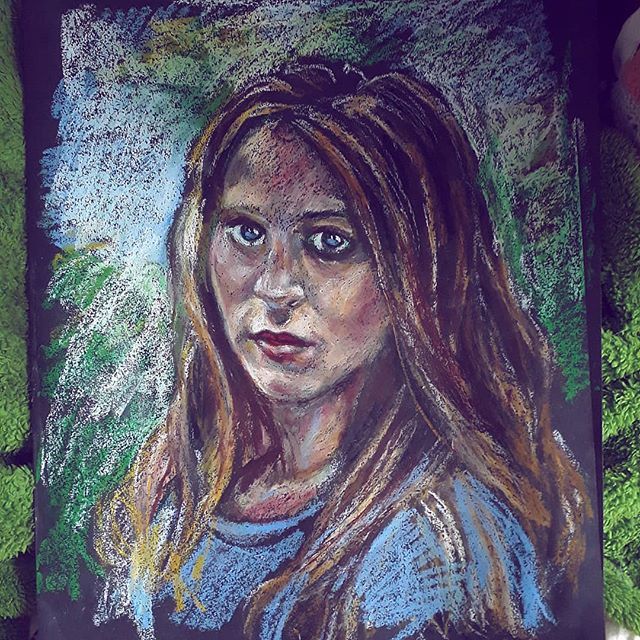 Expressive Pastel Portraits