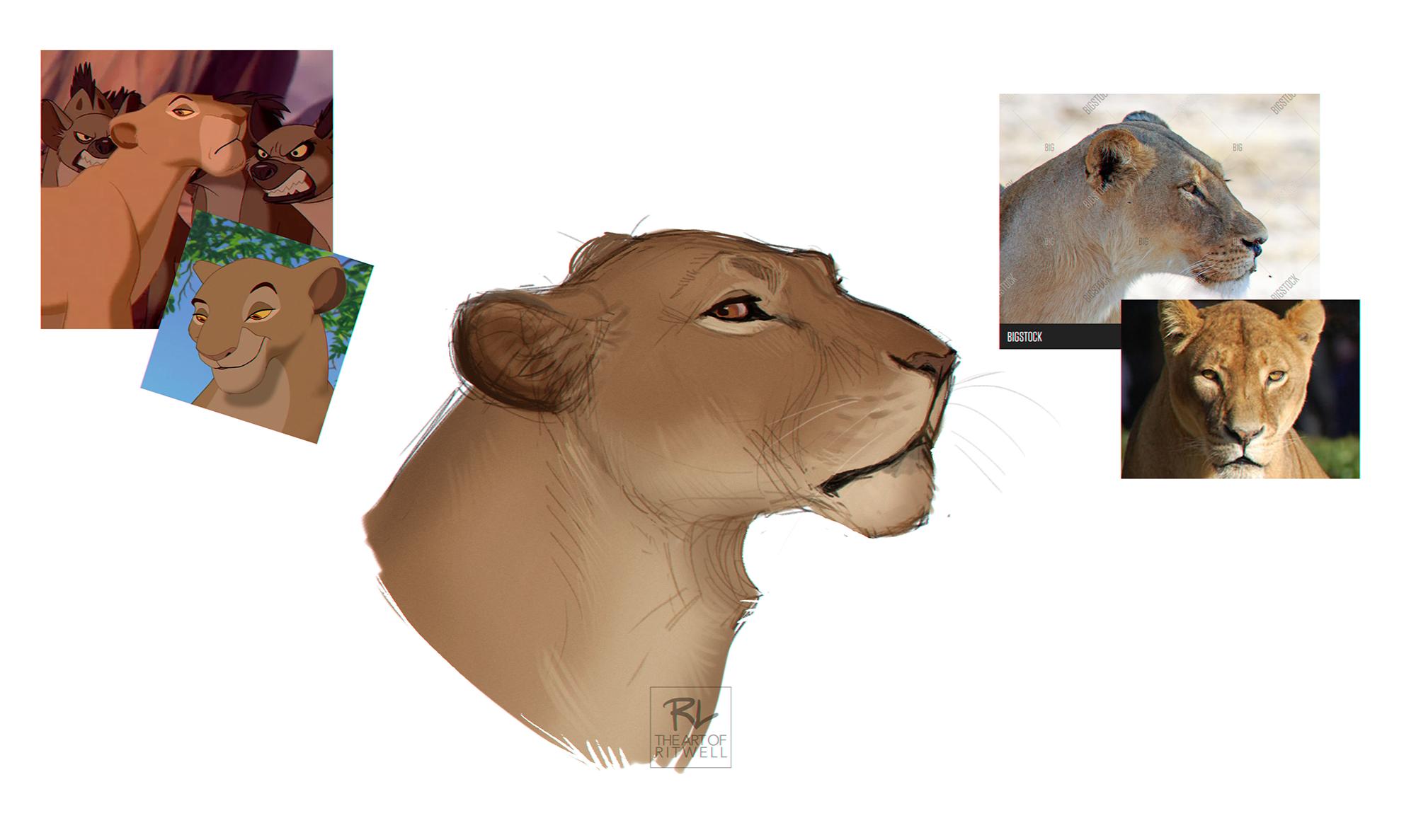 Lion Head Drawing Tumblr