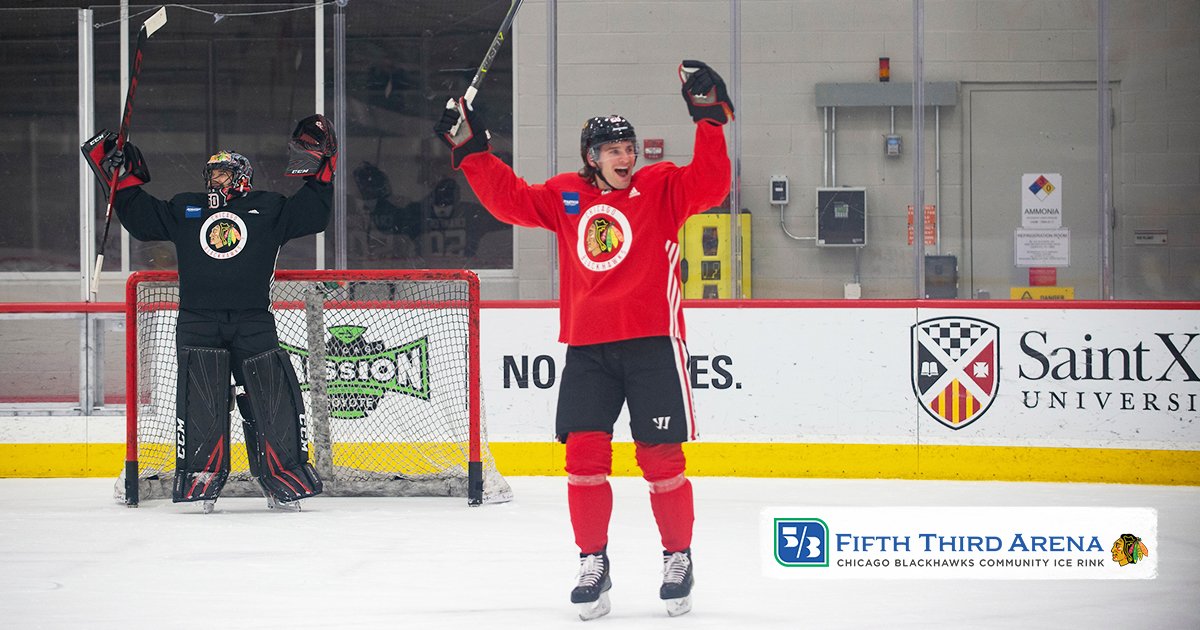 Blackhawks Practice Rink