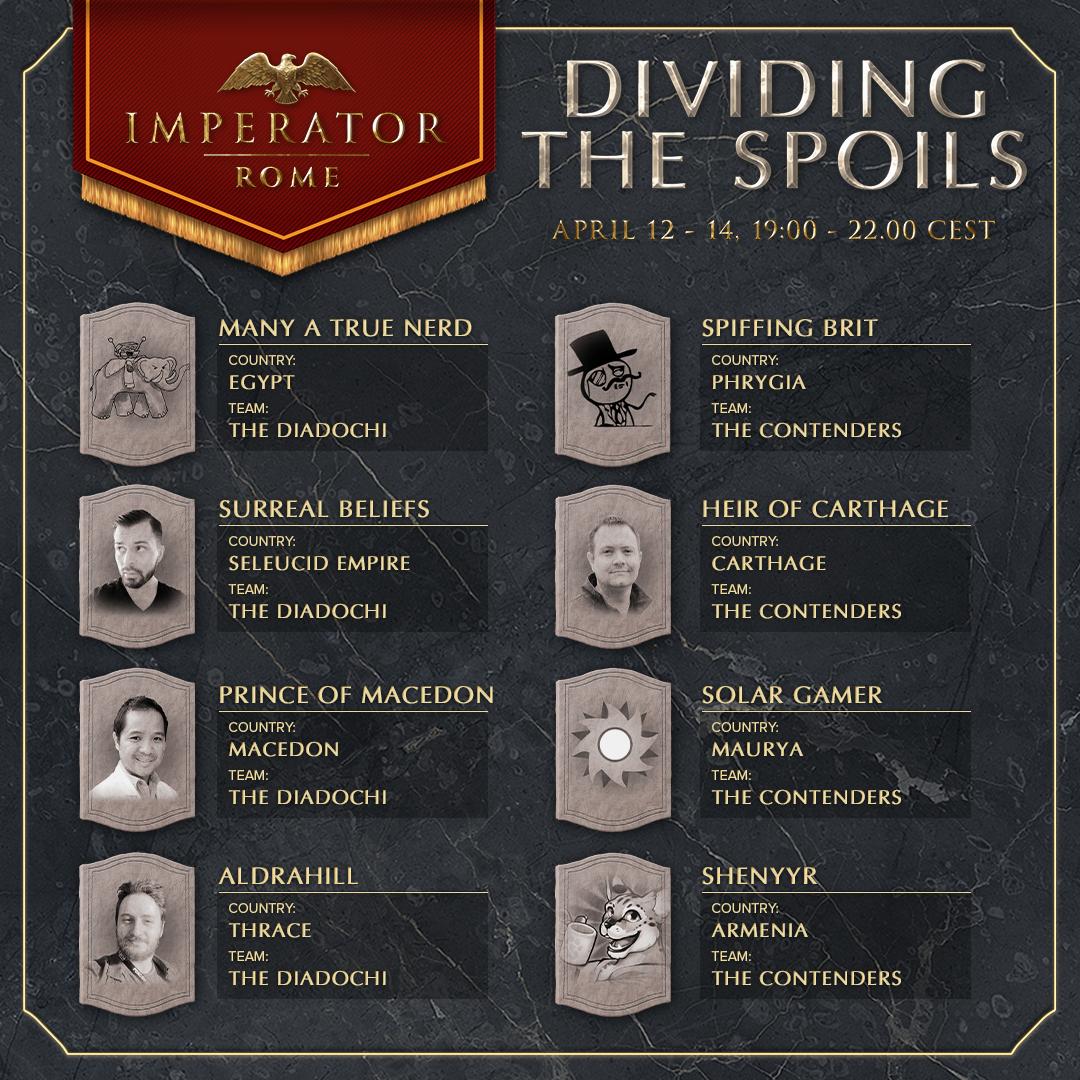 Paradox Interactive: Running Imperator Rome Multiplayer Event (Release ...