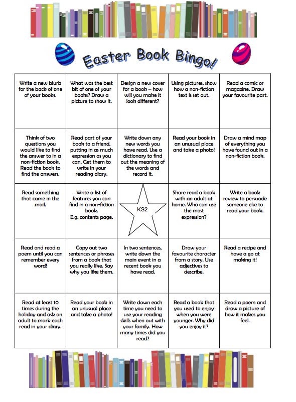 CoedEvaPrimary on Twitter: "Easter Reading Challenge! We are going to ...